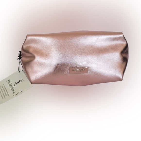 Yves Saint Laurent | Bags | Ysl Perfume Cosmetic Pink Metallic New Does ...